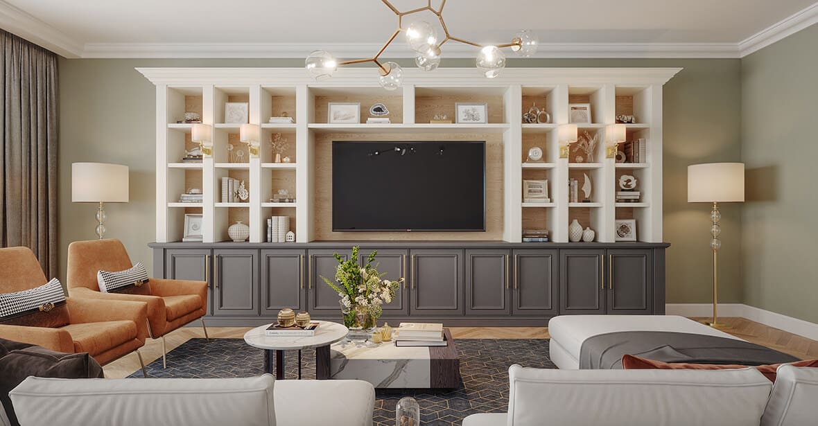 Custom Entertainment Centers | Closet Factory