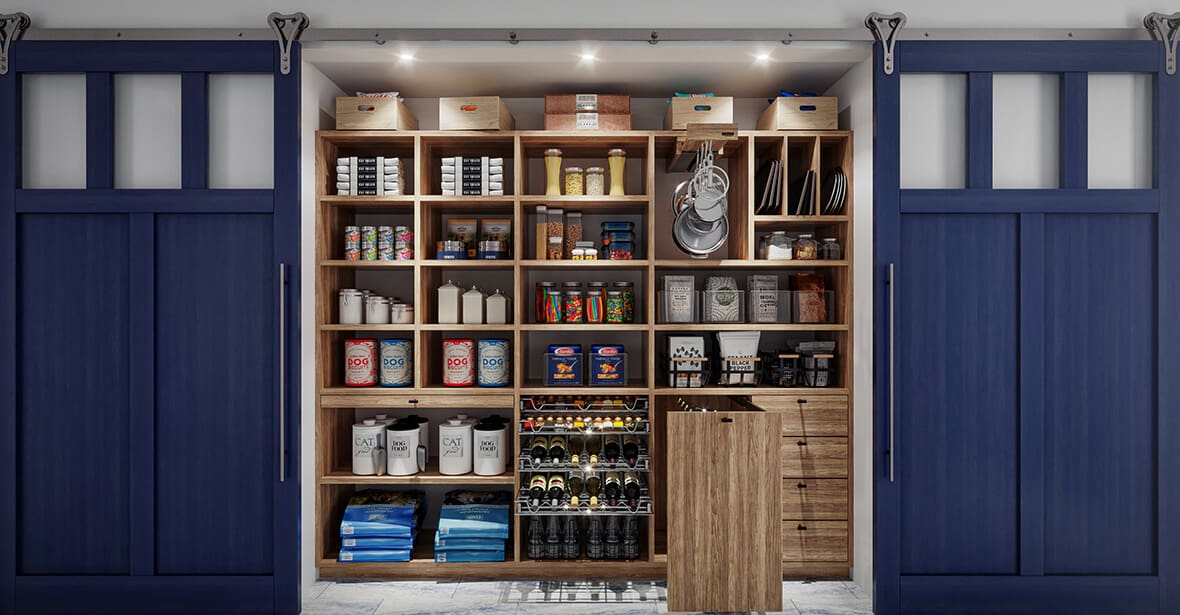 Pantry Shelving and Wine Storage | Closet Factory