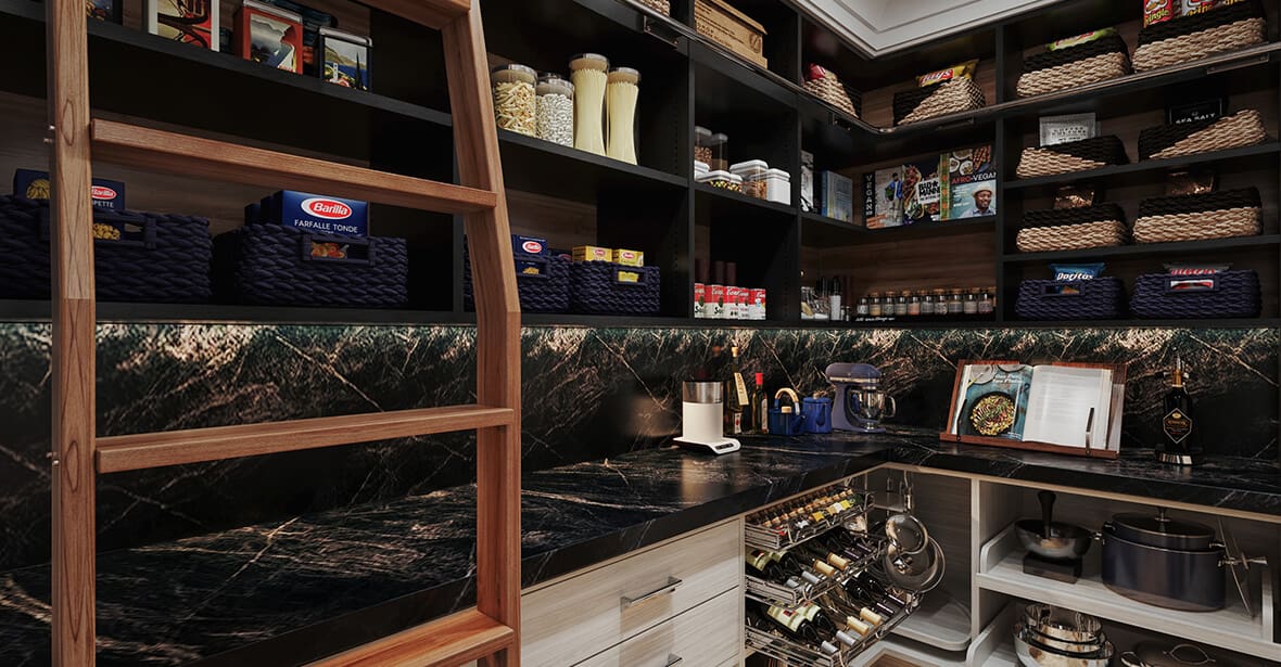 Pantry Shelving and Wine Storage | Closet Factory