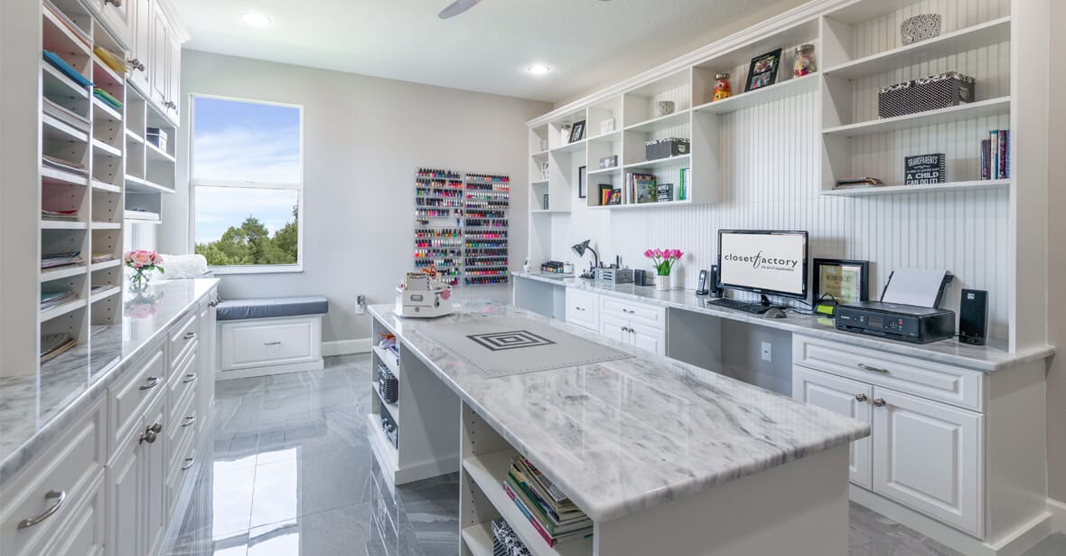 Custom Craft Room | Closet Factory
