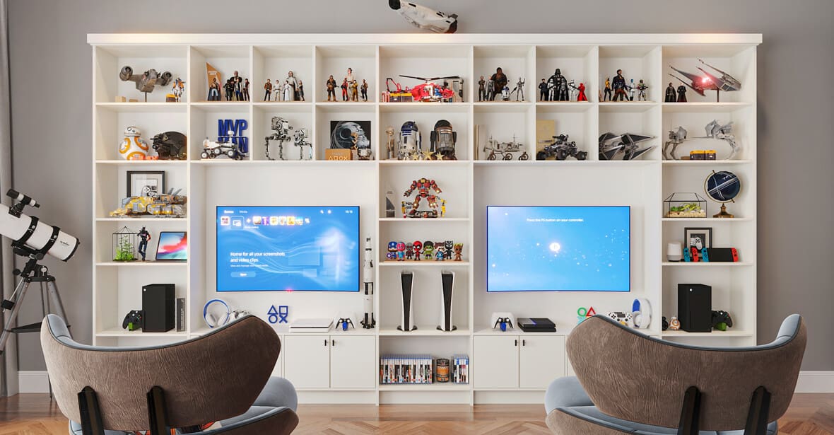 Custom Entertainment Centers & Built Ins | Closet Factory