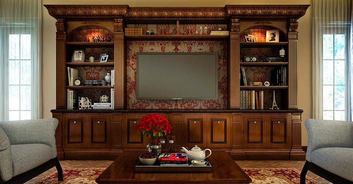 Custom Entertainment Centers & Built Ins | Closet Factory